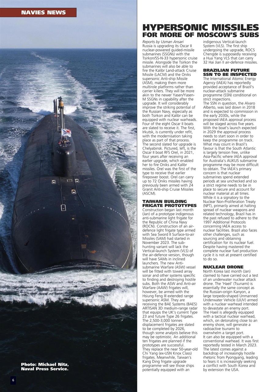 Warships International Fleet Review Magazine Subscriptions and March ...