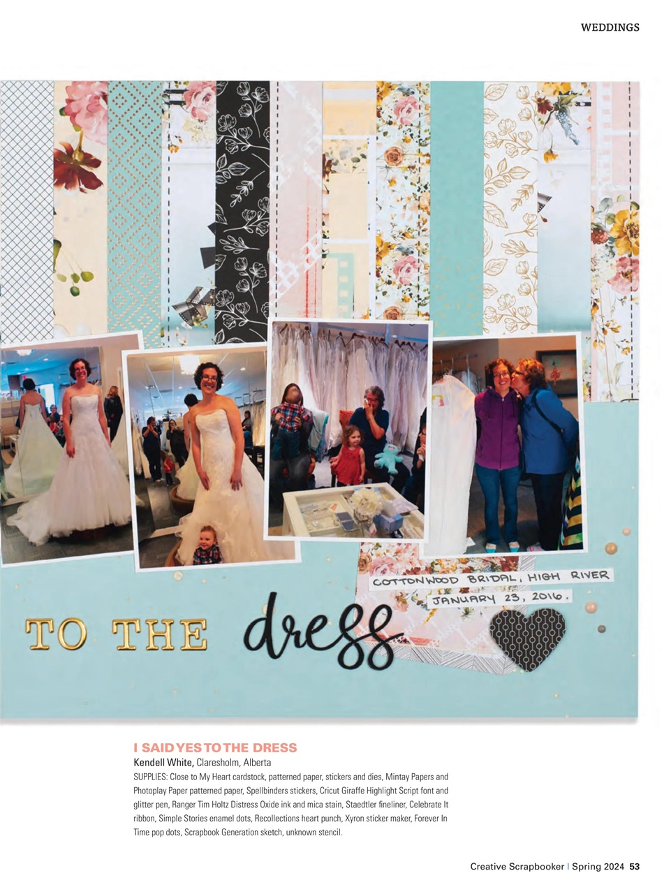 Creative Scrapbooker Subscriptions and SPRING 2024 Issue | Pocketmags