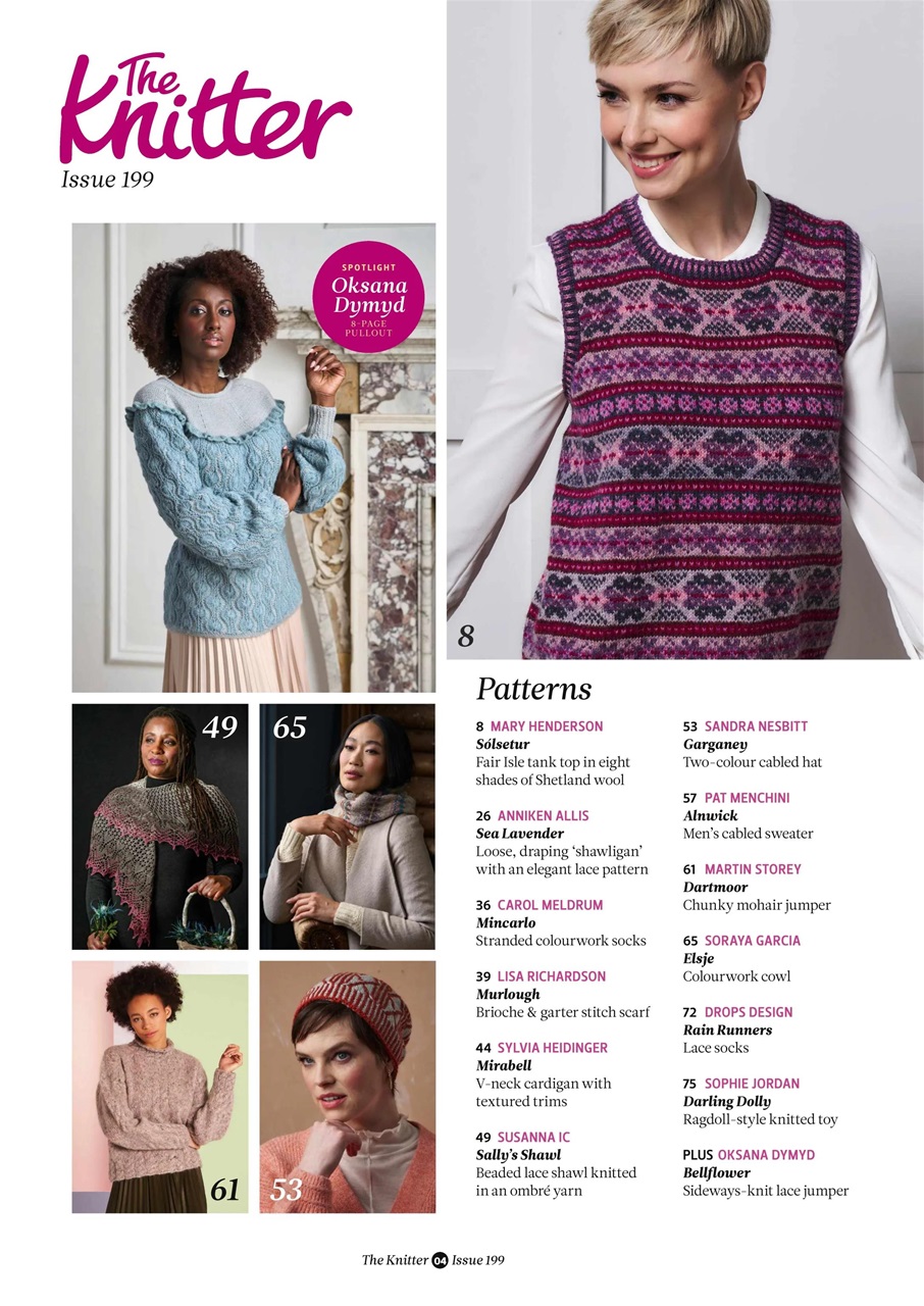 The Knitter Magazine Subscriptions and 199 Issue | Pocketmags