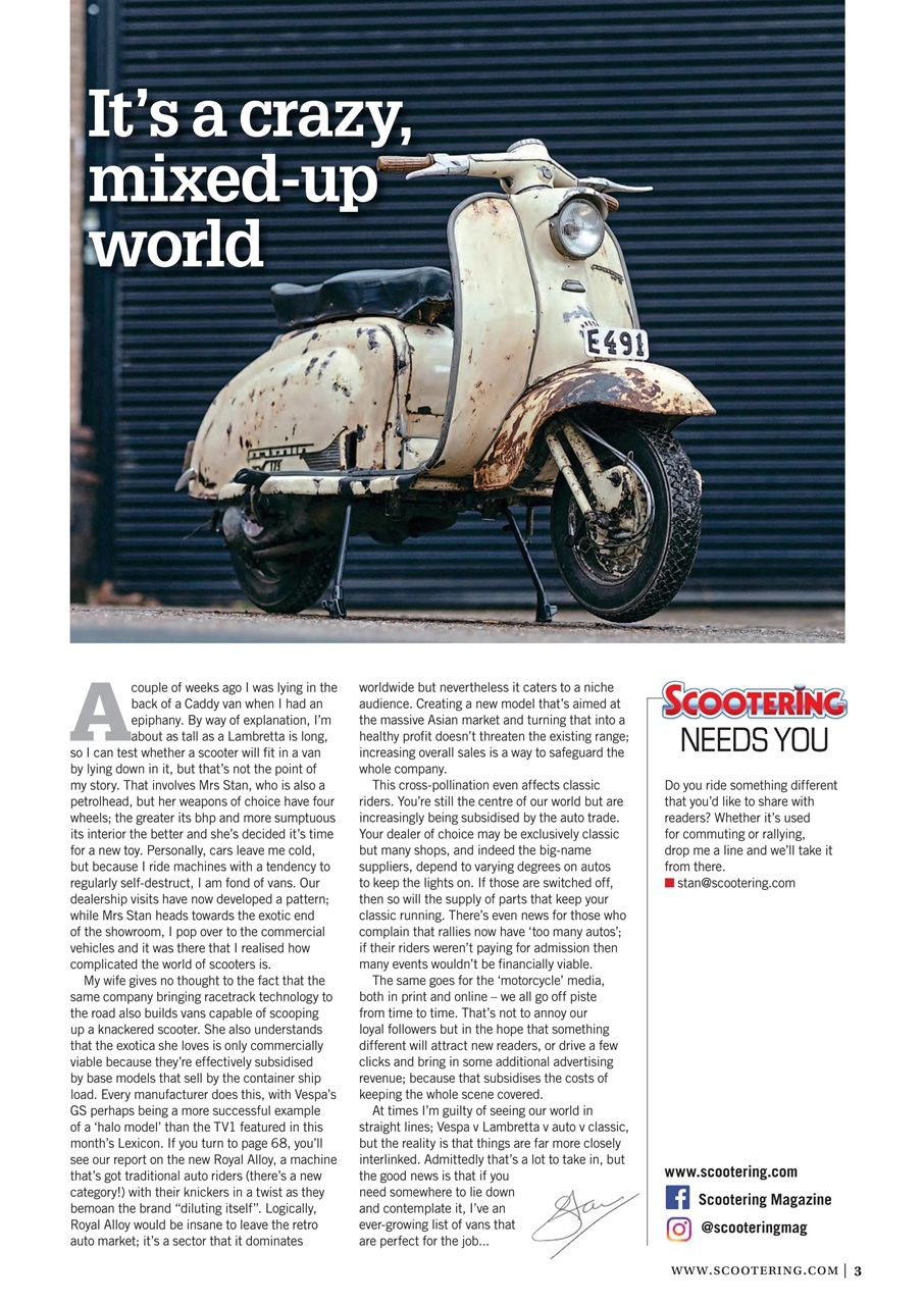 Scootering Magazine - March 2024 Back Issue