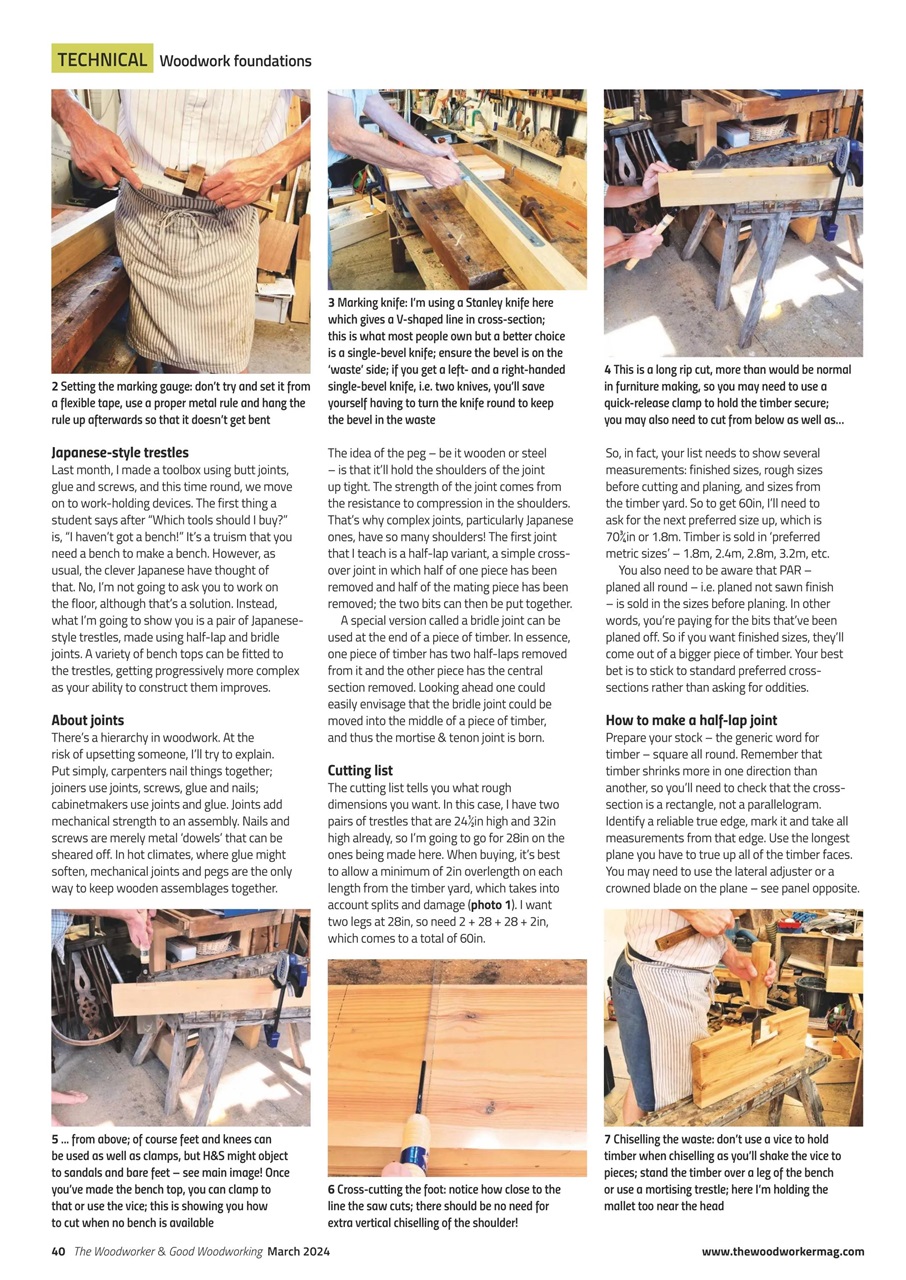 The Woodworker Magazine - Mar-24 Back Issue
