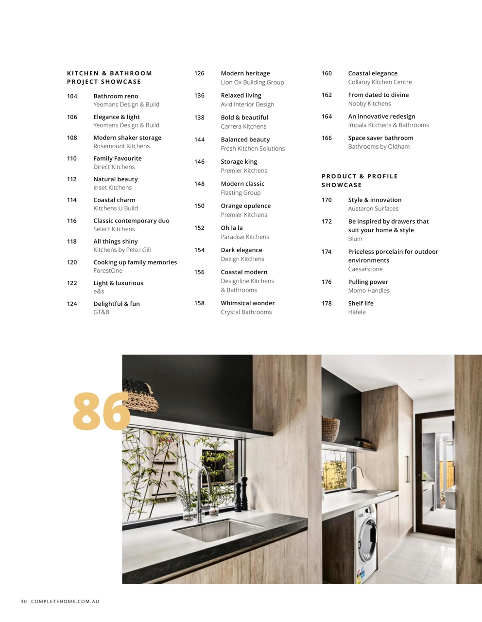 Kitchens & Bathrooms Quarterly Magazine Subscriptions and 30.4 Issue