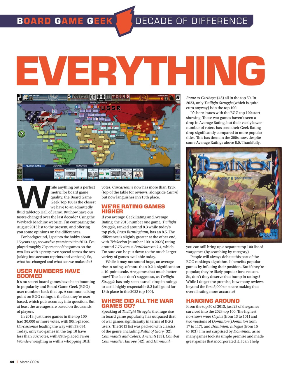 Tabletop Gaming Magazine Subscriptions and March 2024 [#88] Issue ...