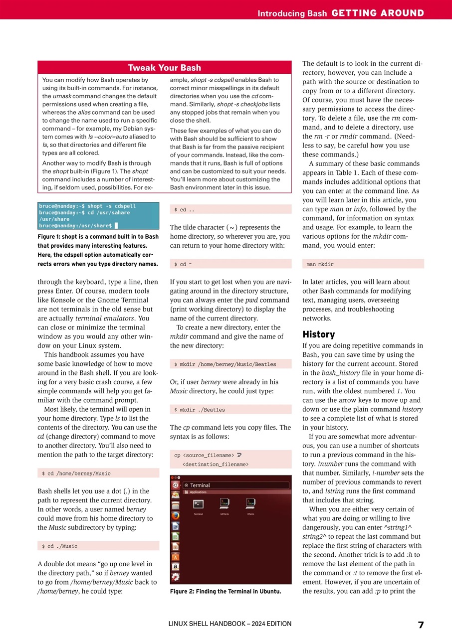 Admin Magazine Shell Handbook Special Issue 