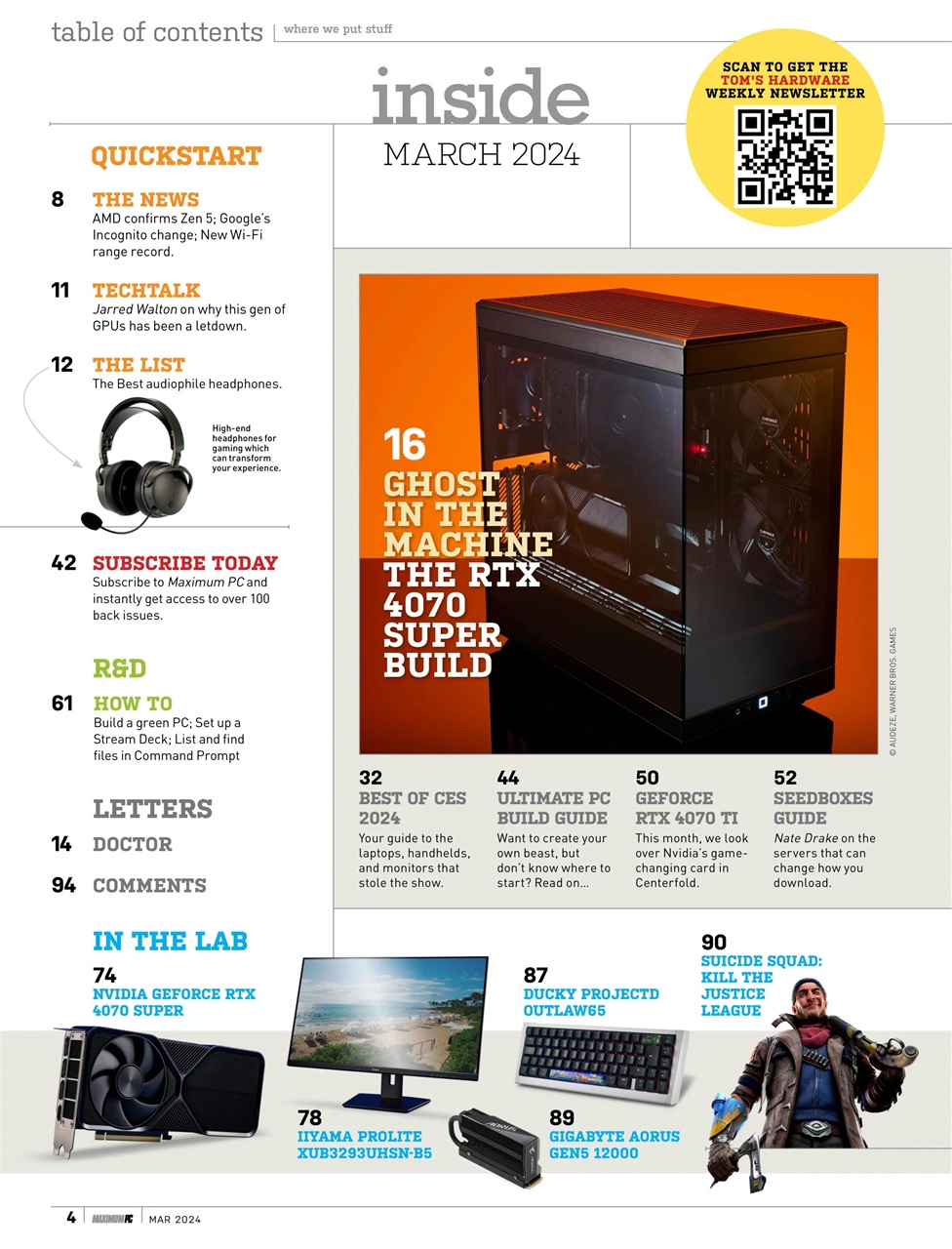 Maximum PC Magazine Subscriptions and March 2024 Issue | Pocketmags