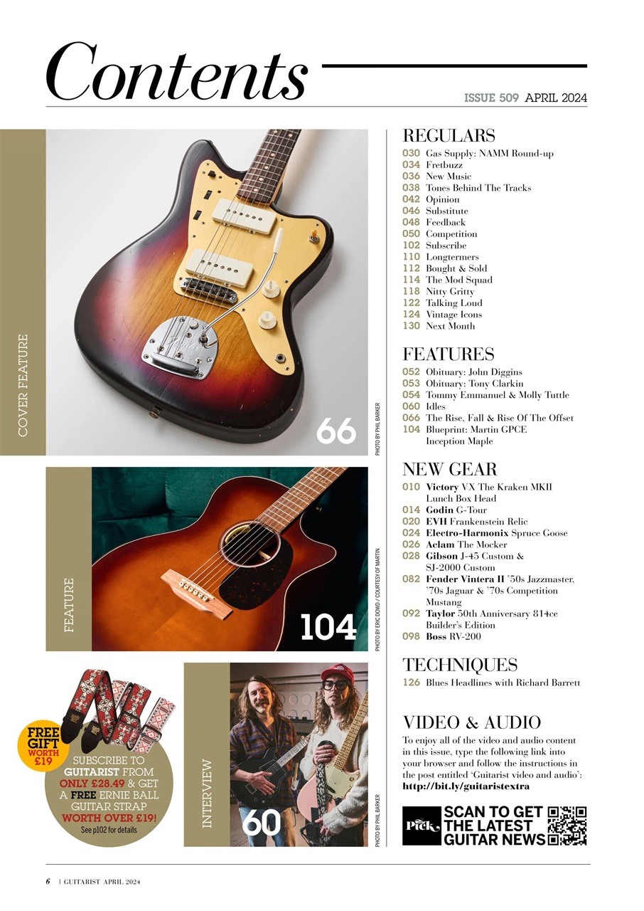 Guitarist Magazine Subscriptions and April 2024 Issue | Pocketmags