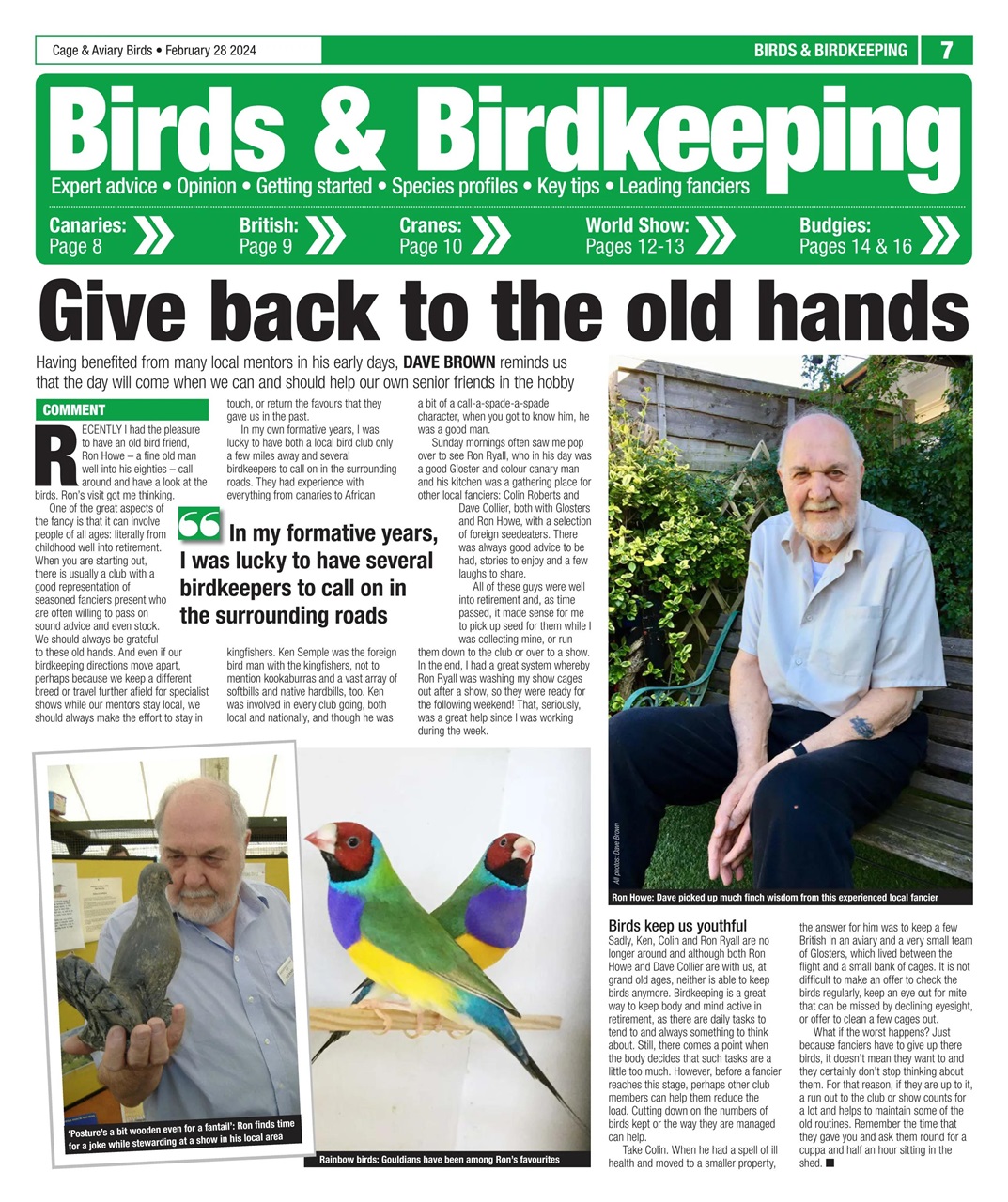 Cage & Aviary Birds Magazine - 28-Feb-24 Back Issue