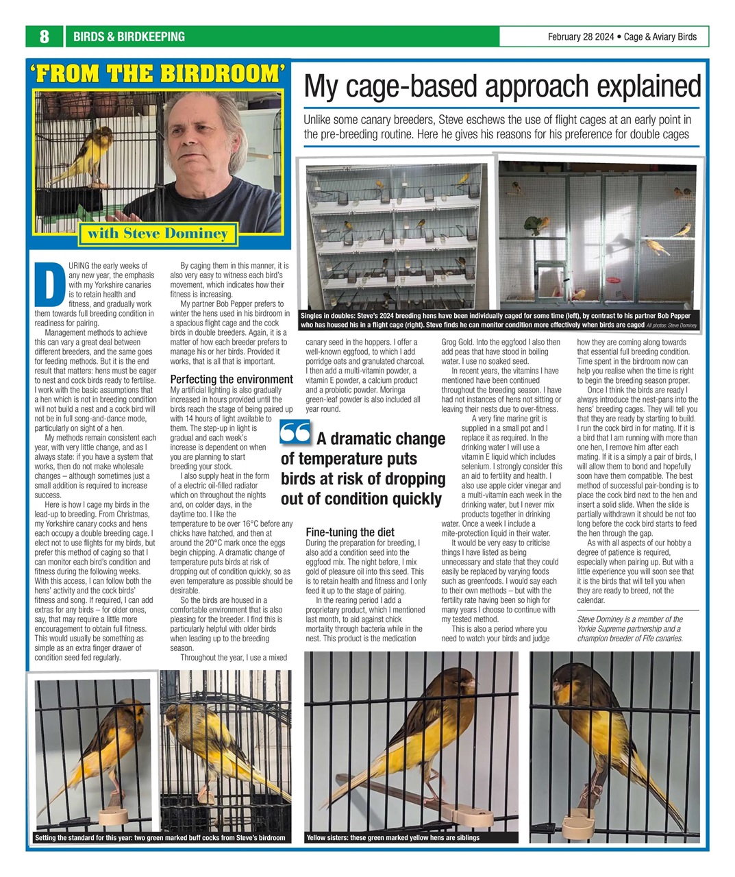Cage & Aviary Birds Magazine - 28-Feb-24 Back Issue