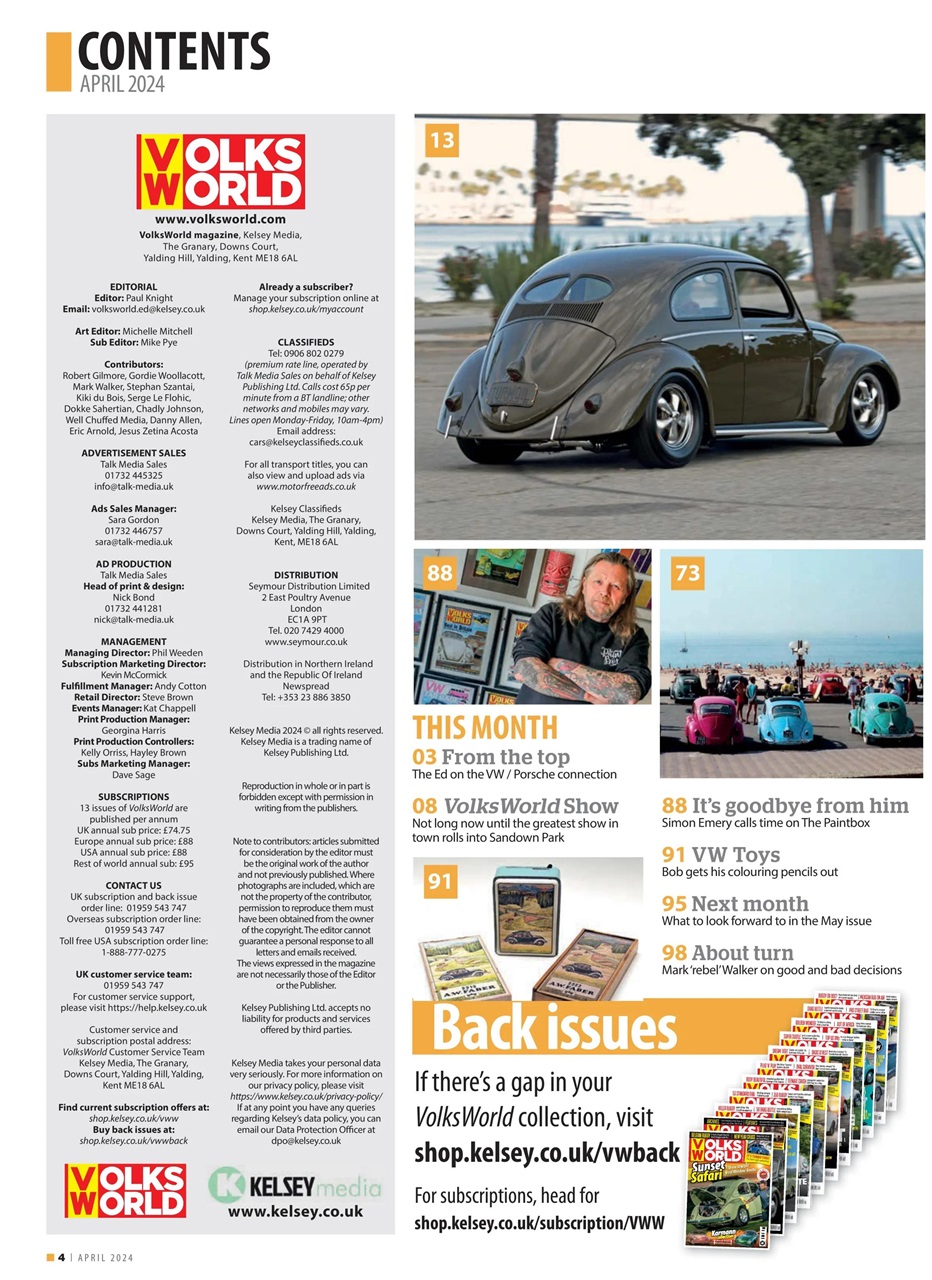 Volksworld Magazine Subscriptions and Apr-24 Issue | Pocketmags