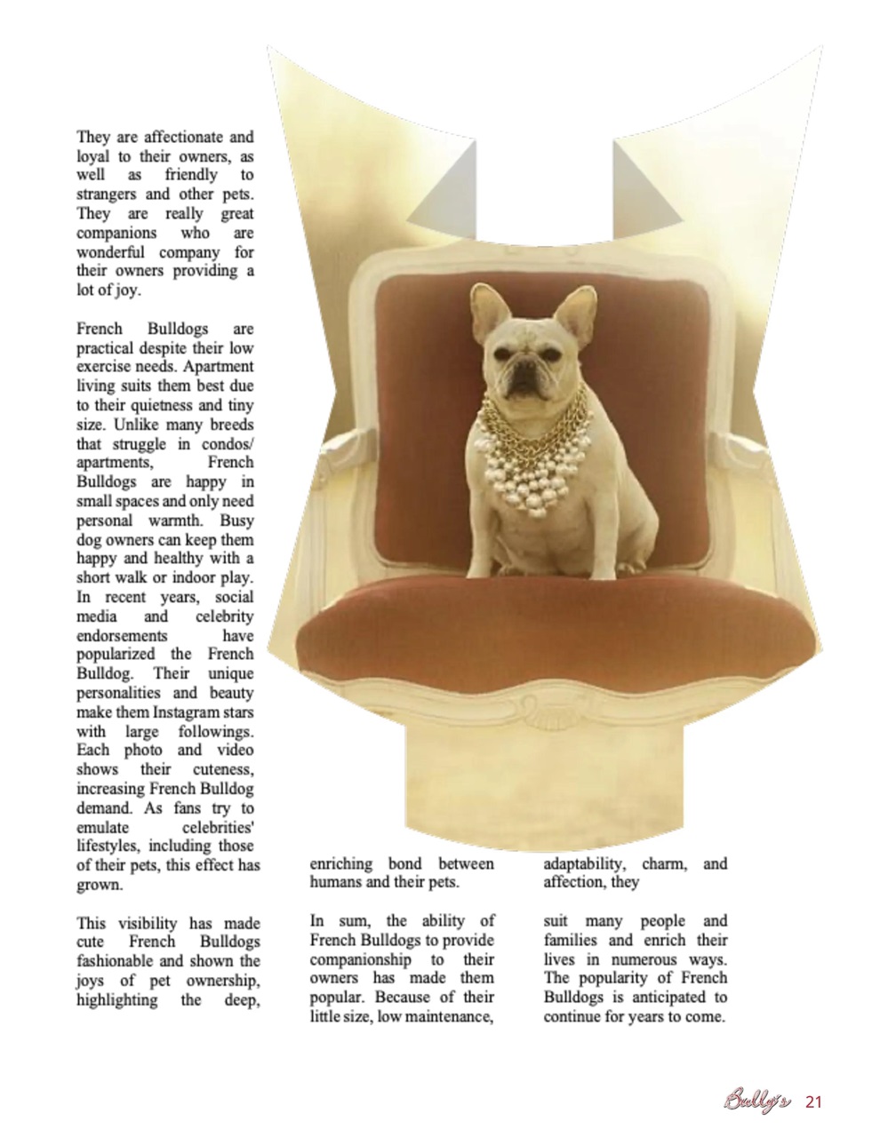 Bully’s - The Bulldog Magazine Subscriptions and Spring 2024 Issue ...