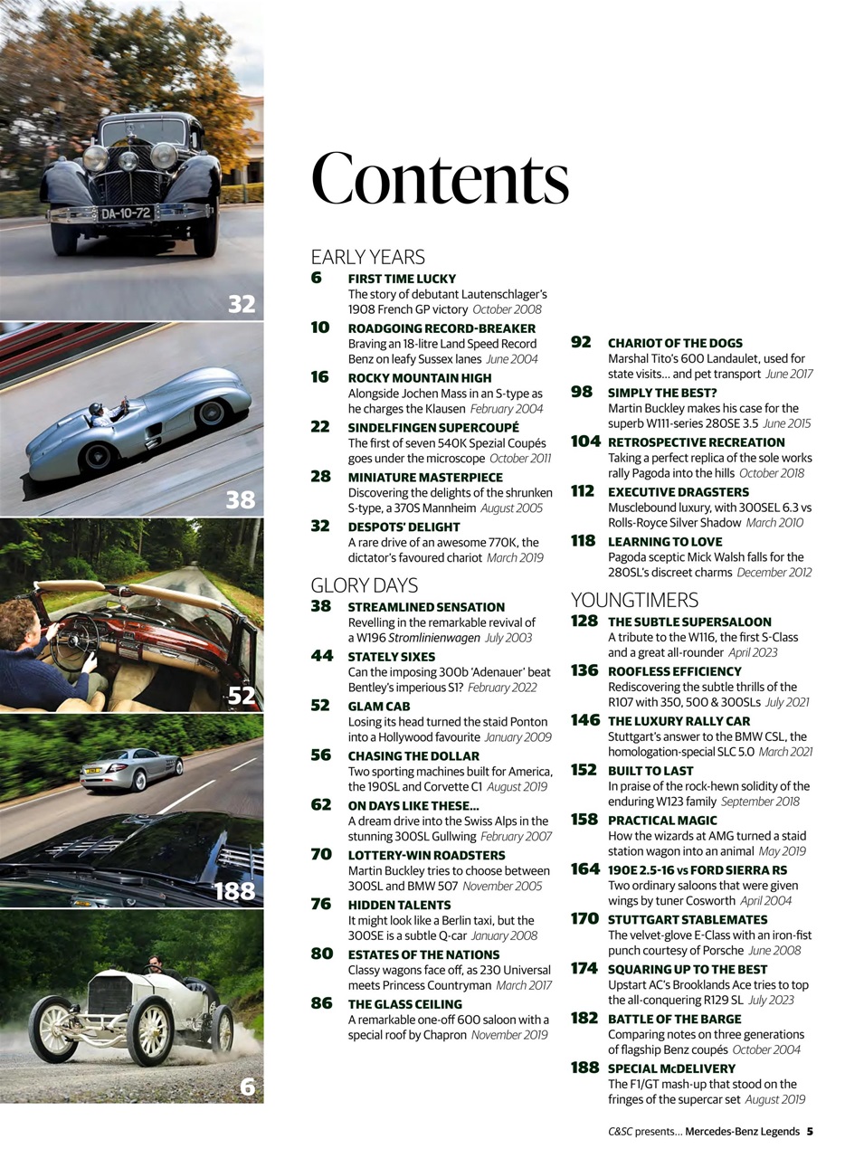 Classic & Sports Car Magazine - Mercedes Legends Special Issue