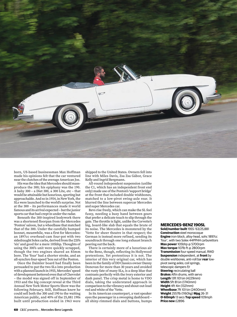 Classic & Sports Car Magazine - Mercedes Legends Special Issue