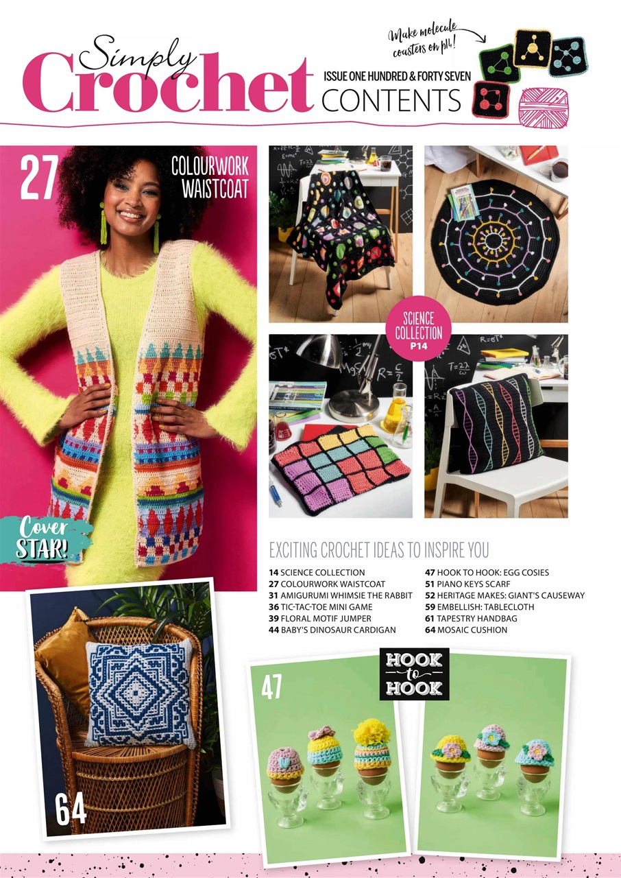 Simply Crochet Magazine Subscriptions and 147 Issue | Pocketmags