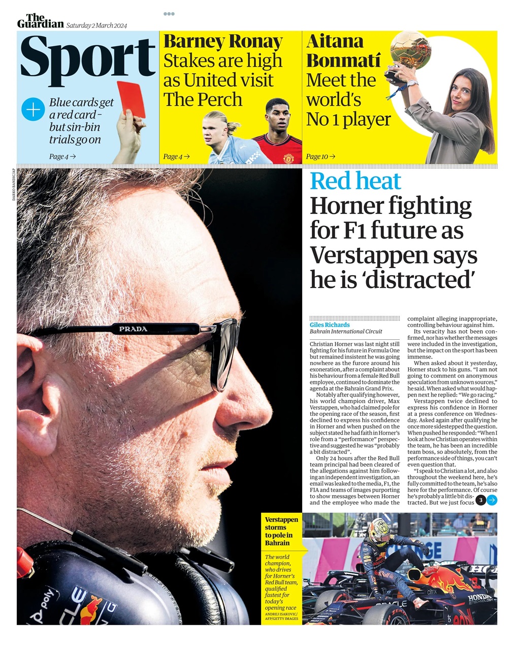 The Guardian Newspaper - Saturday, March 2, 2024 Back Issue