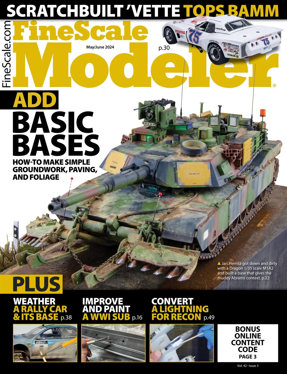 FineScale Modeler Magazine Subscriptions and May 2024 Issue