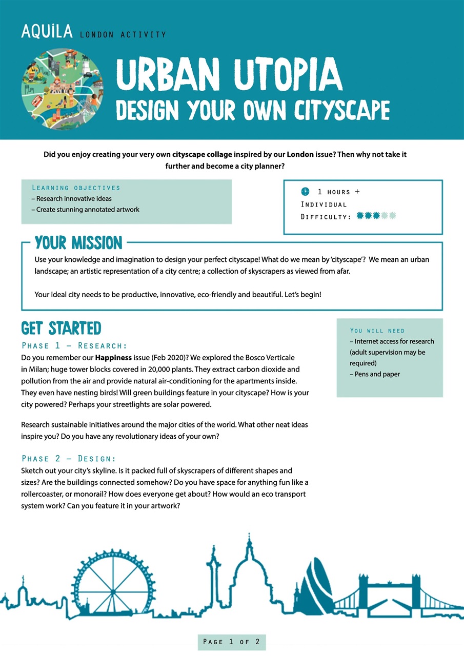 Aquila Magazine - Design your own cityscape Back Issue