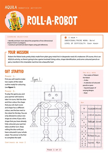 Aquila Magazine - Roll a Robot Back Issue