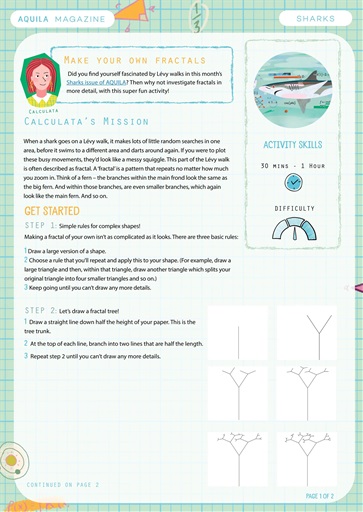 Aquila Magazine - make your own Fractals Aquila magazine Edição anterior