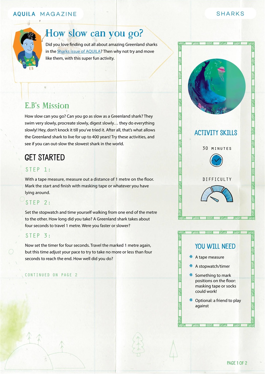 Aquila Magazine - Go slow greenland shark aquila childrens magazine ...