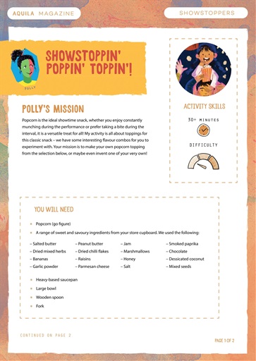 Aquila Magazine - Showstoppin Poppin Toppin Back Issue