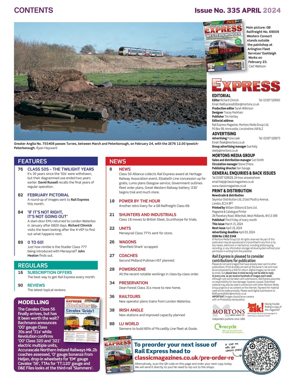 Rail Express Magazine Subscriptions and April 2024 Issue | Pocketmags