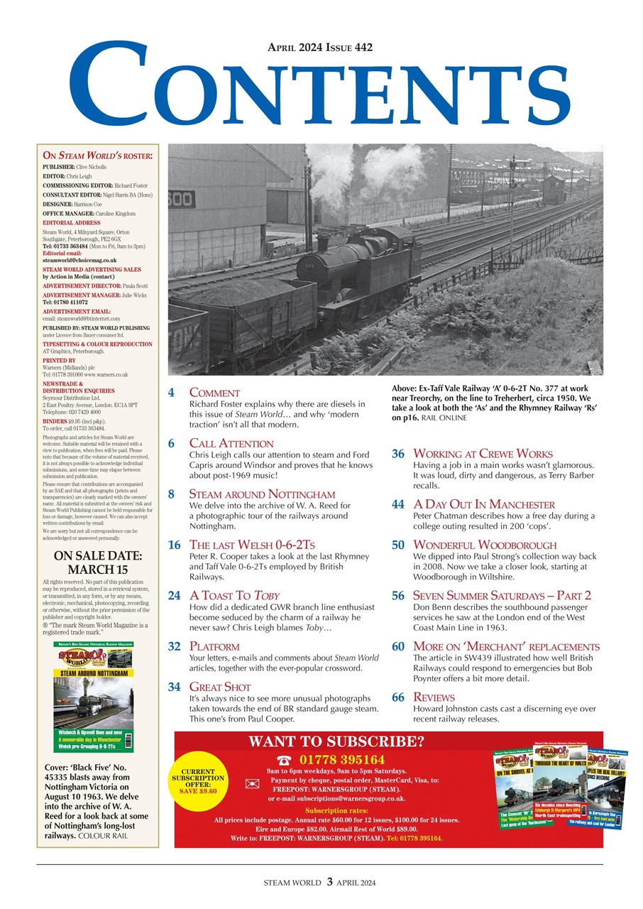 Steam World Magazine Subscriptions and April 2024 Issue | Pocketmags