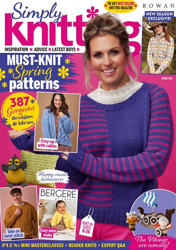 Simply Knitting Magazine - April 2024 Back Issue