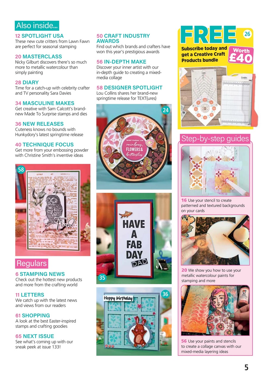 Creative Stamping Magazine Subscriptions and Issue 132 Issue | Pocketmags
