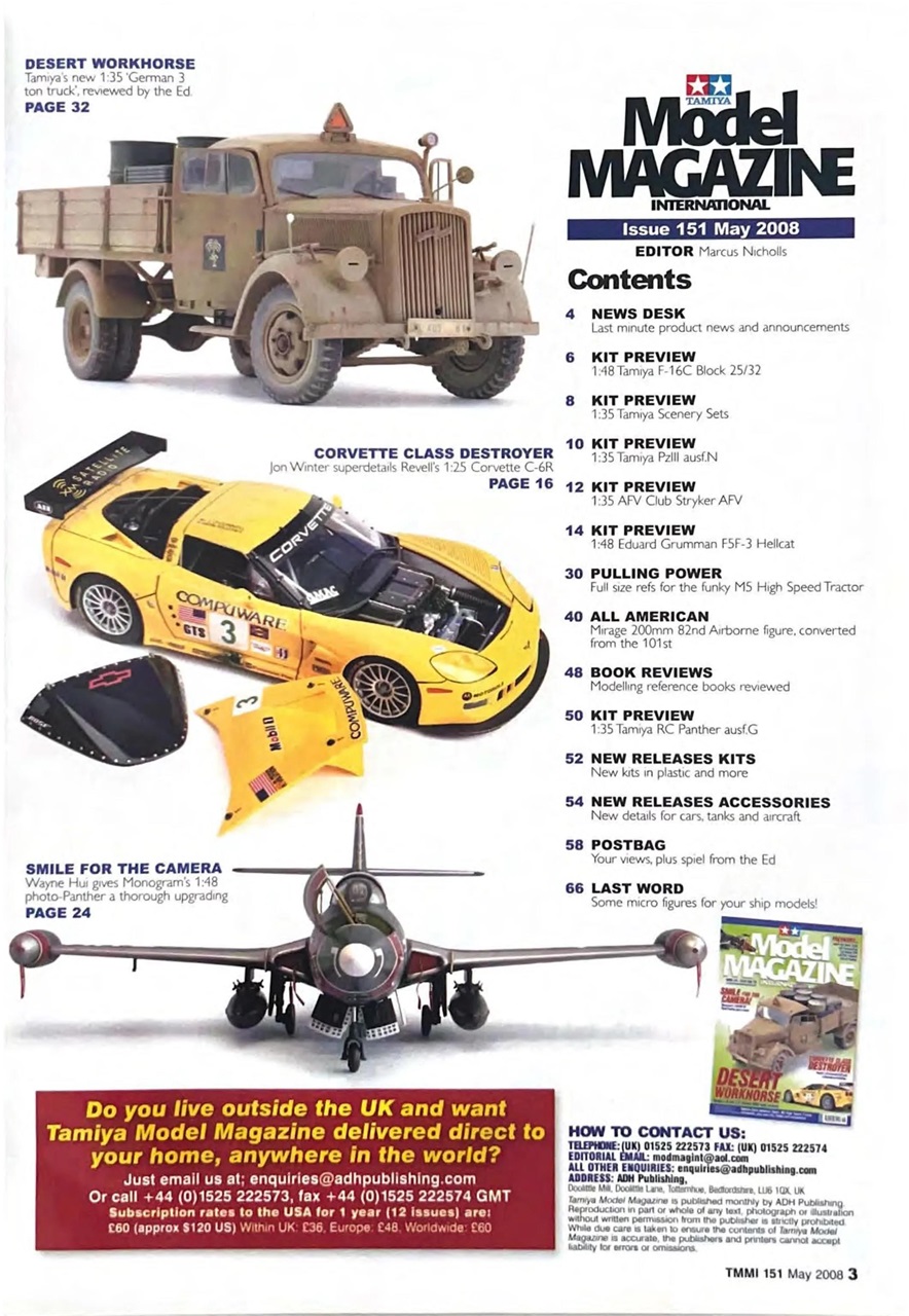 Tamiya Model Magazine - 151 Vorige editie