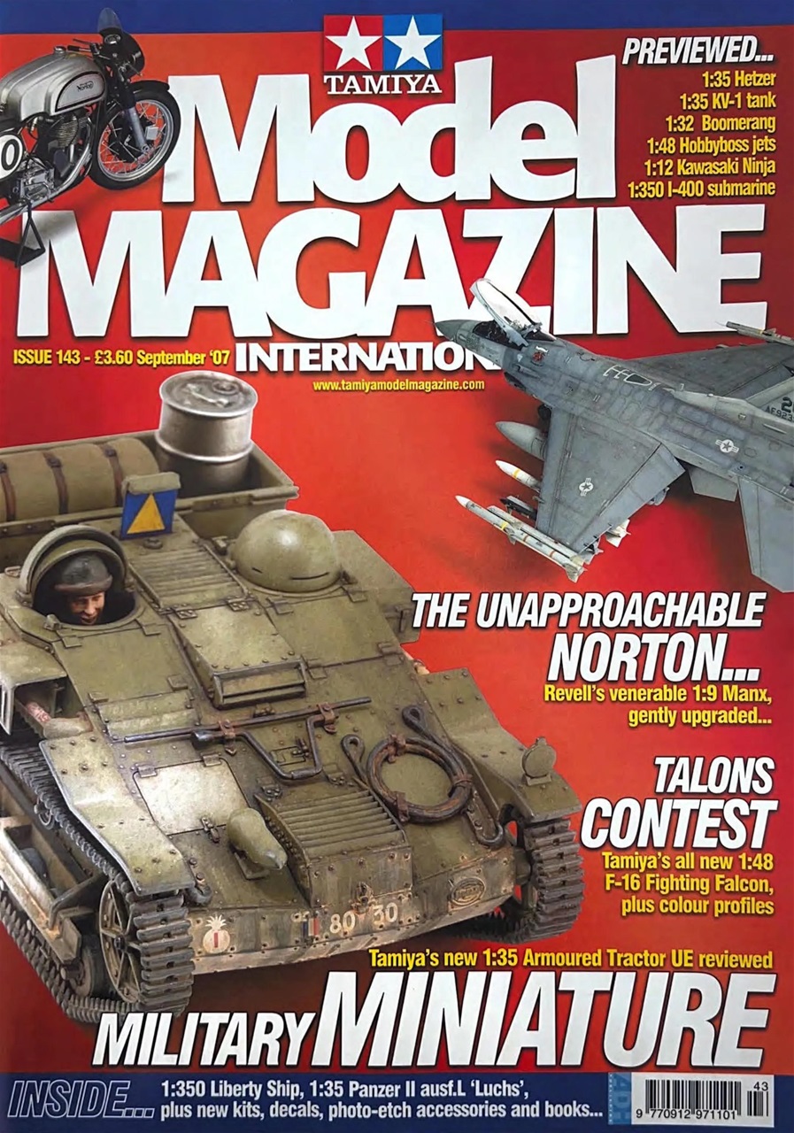 Tamiya Model Magazine - 143 Back Issue