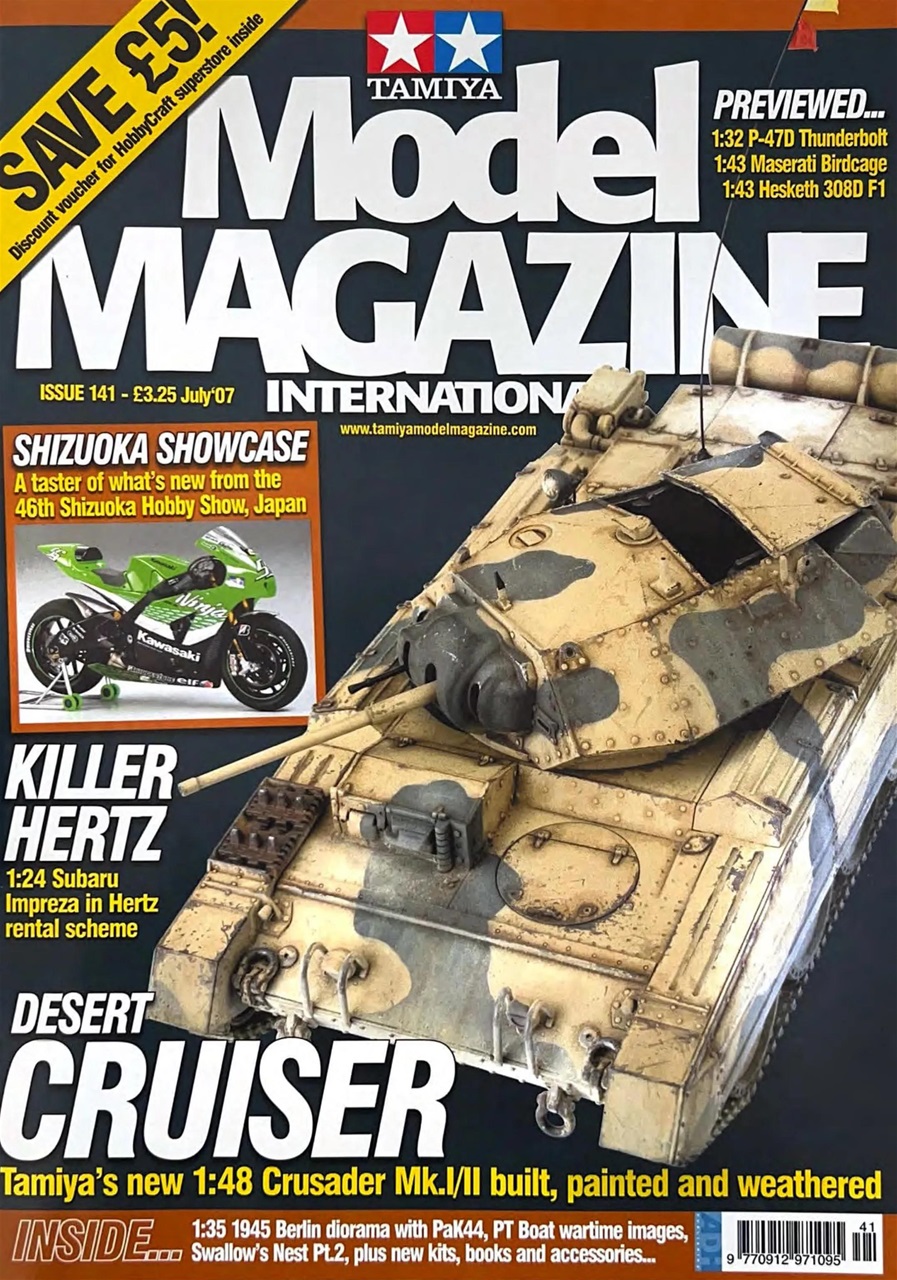 Tamiya Model Magazine - 141 Back Issue