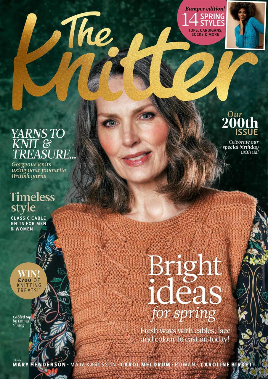 The Knitter Magazine Subscriptions and 200 Issue | Pocketmags