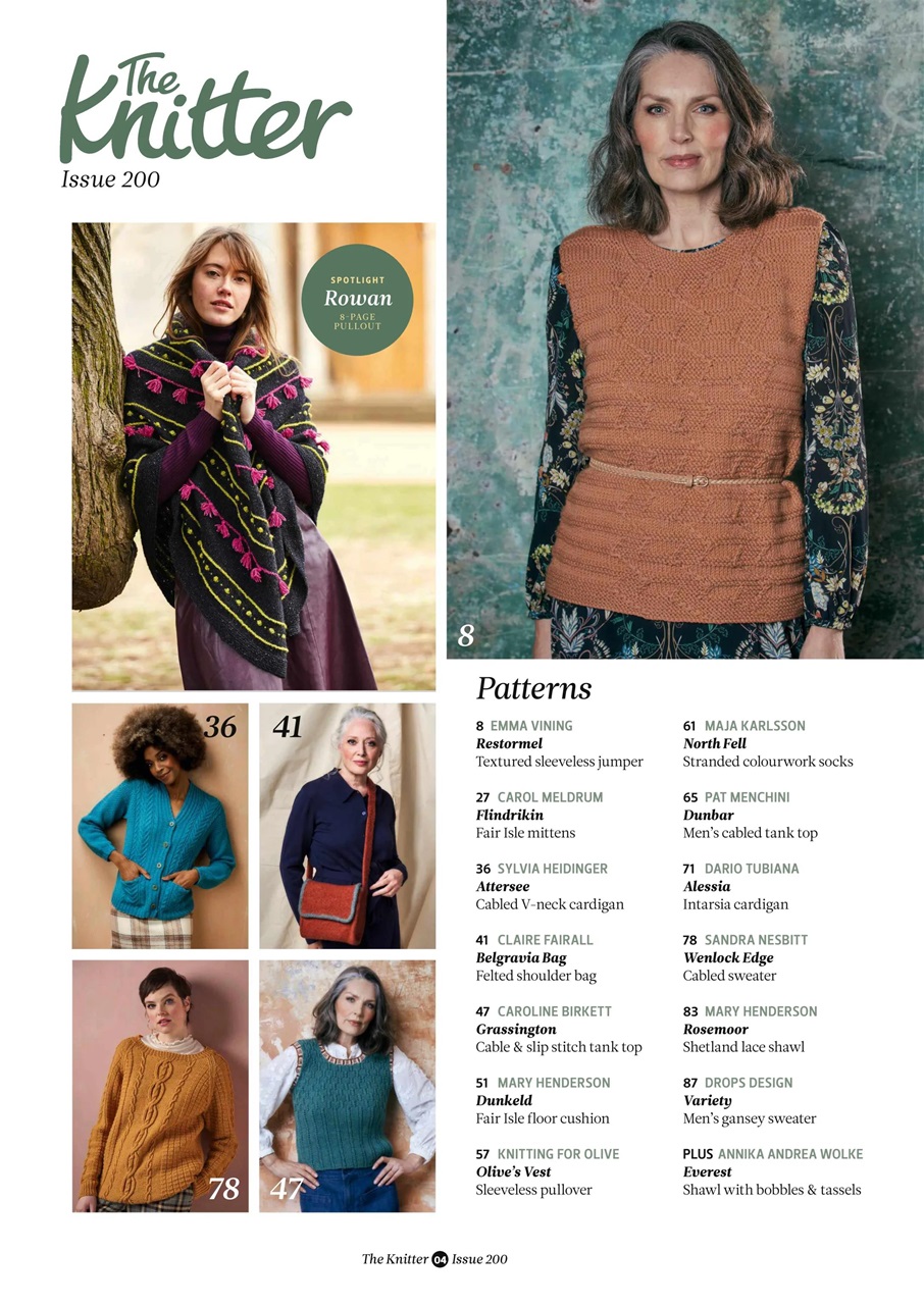 The Knitter Magazine Subscriptions and 200 Issue | Pocketmags