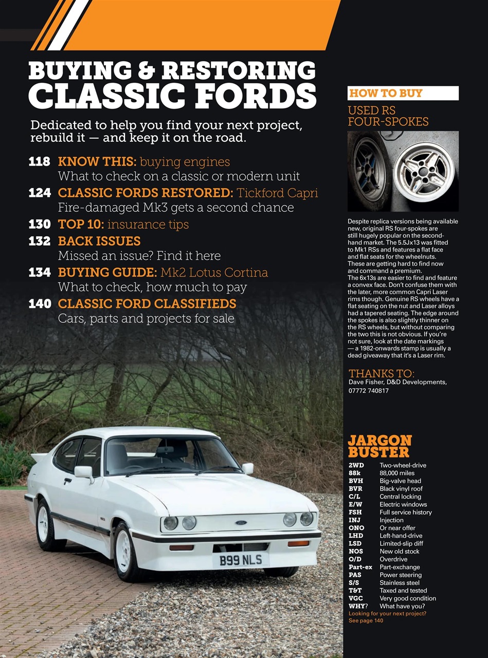 Classic Ford Magazine - Spring 24 Zurück Ausgabe