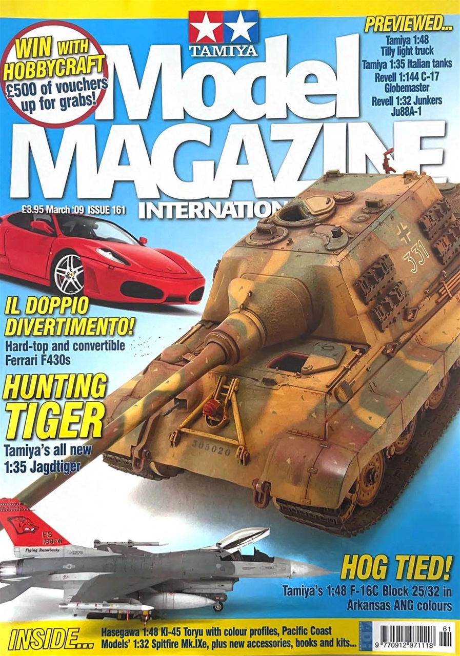 Tamiya Model Magazine - 161 Back Issue