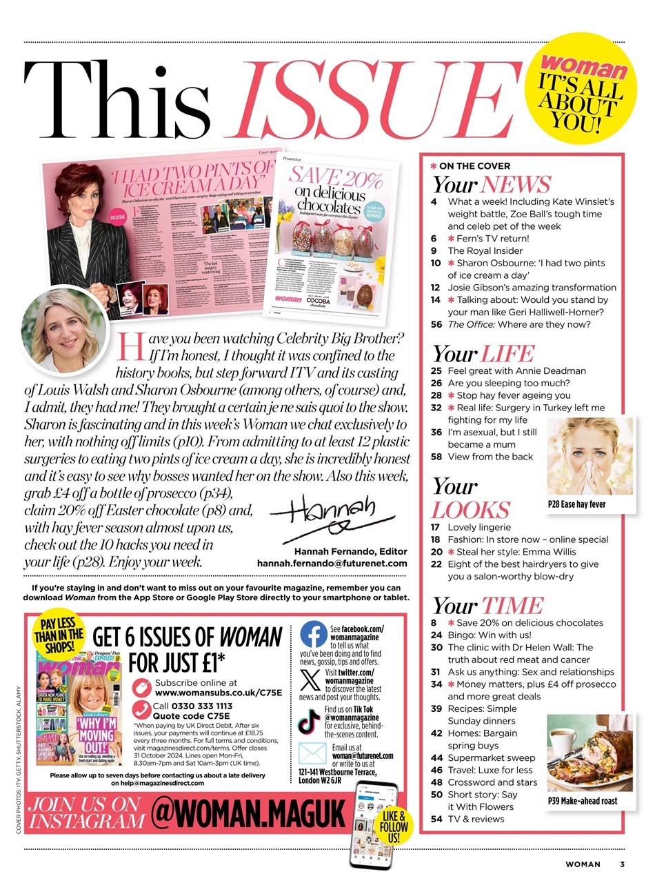Woman Magazine - 25-Mar-2024 Edición anterior