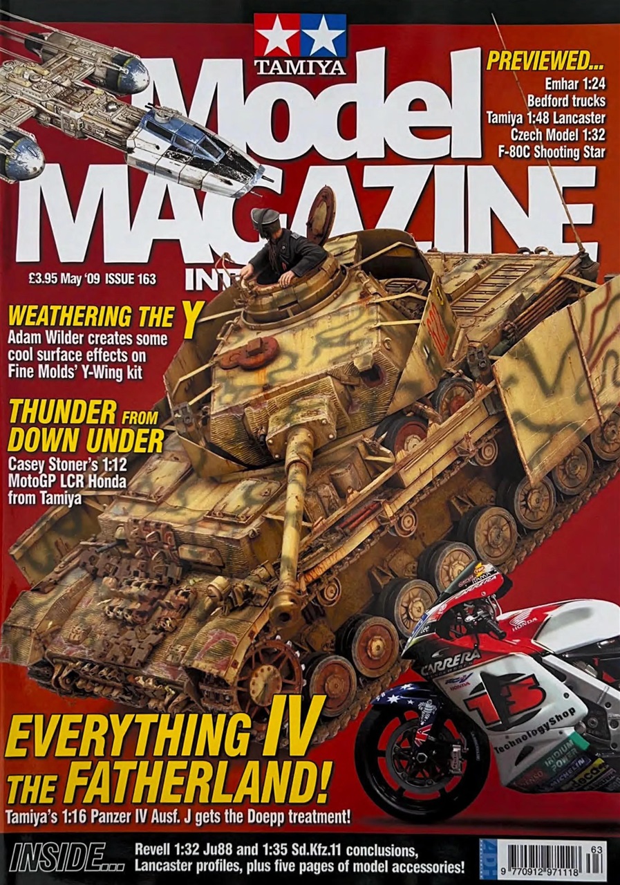 Tamiya Model Magazine - 163 Back Issue