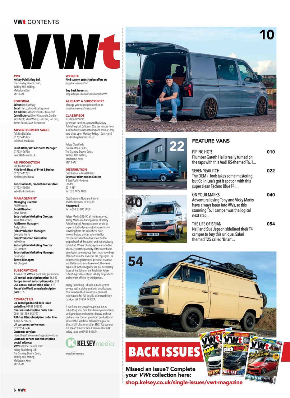 VWt Magazine Subscriptions and Issue 143 Spring 24 Issue | Pocketmags