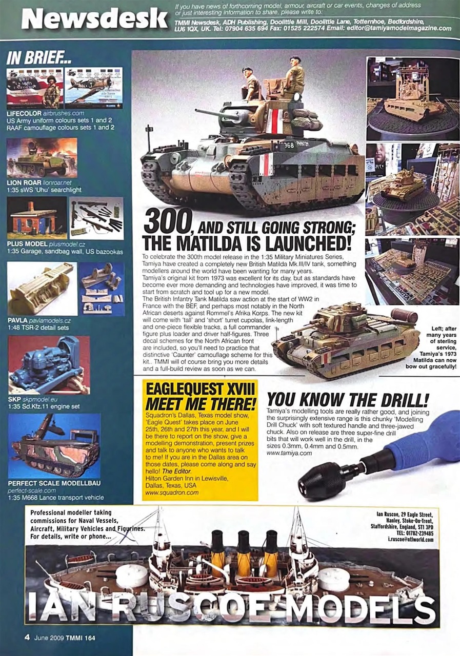 Tamiya Model Magazine - 164 Edición anterior