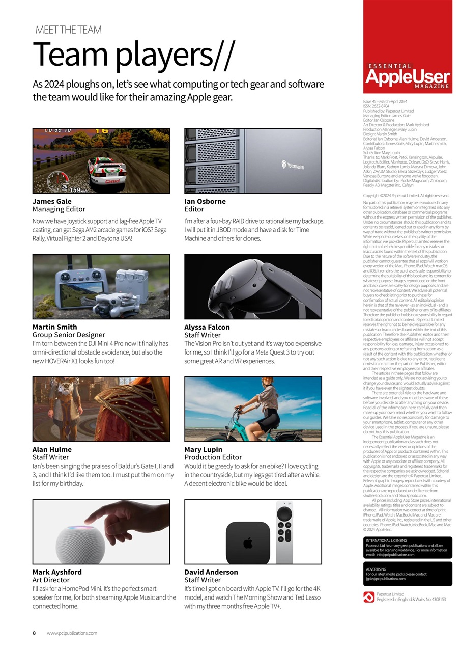 Essential Apple User Magazine Subscriptions and March/April 2024 Issue ...