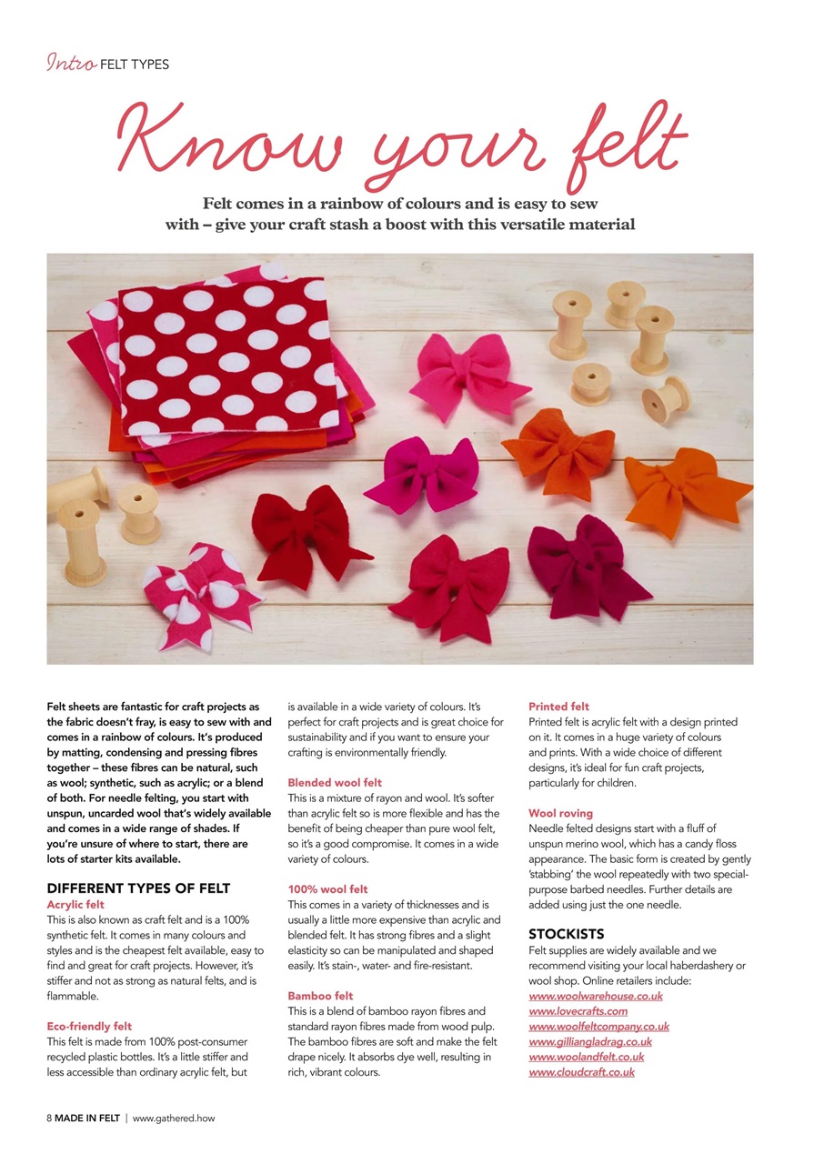 Simply Sewing Magazine - We Love Craft: Made In Felt 2024 Special Issue