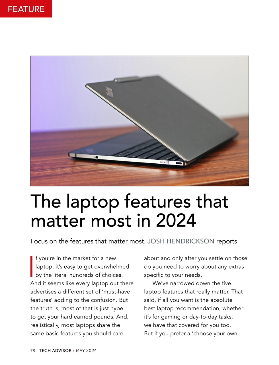 Tech Advisor Magazine - May 2024 Back Issue
