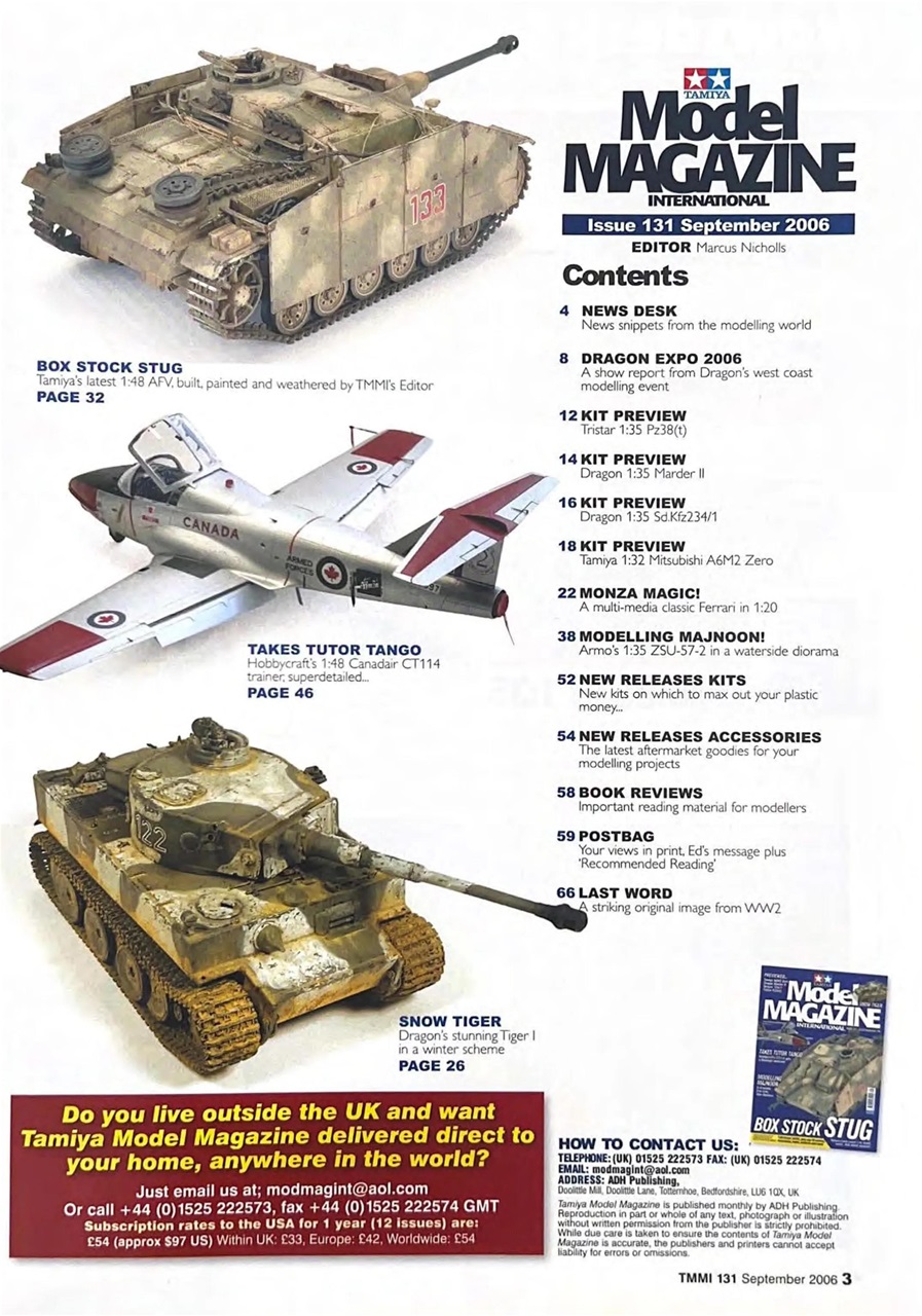 Tamiya Model Magazine - 131 Edición anterior