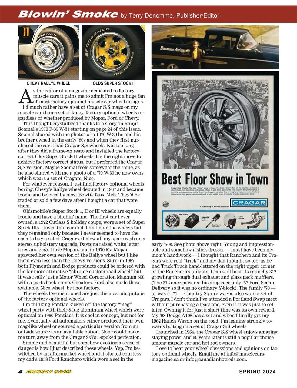 Muscle Cars Magazine Subscriptions and SPRING 2024 Issue