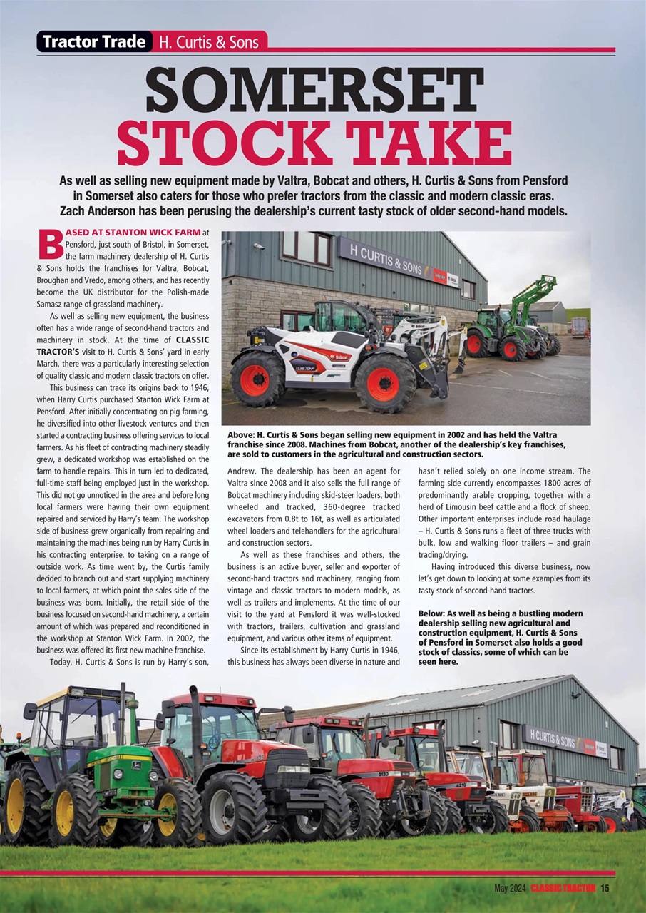 Classic Tractor Magazine Subscriptions and May 2024 Issue | Pocketmags