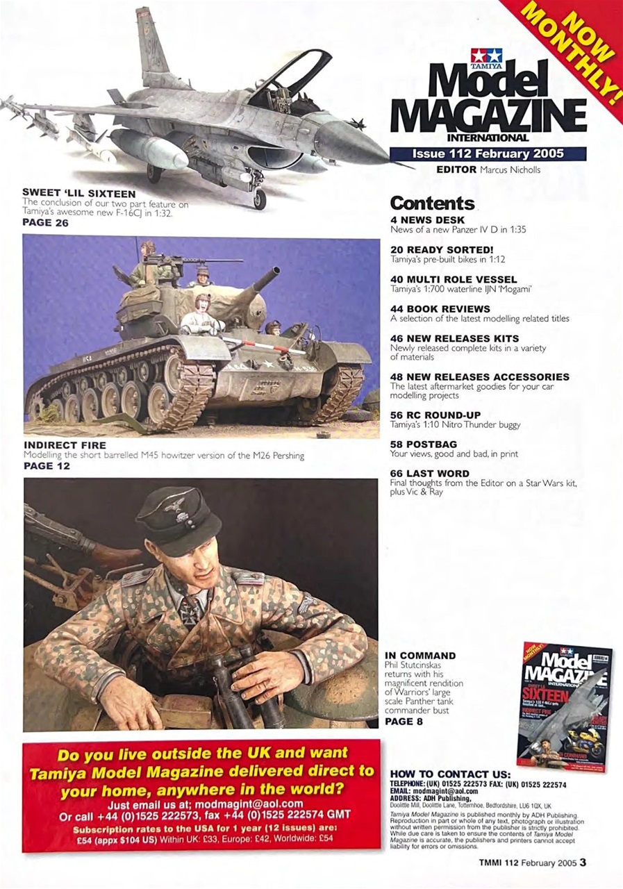 Tamiya Model Magazine - 112 Back Issue