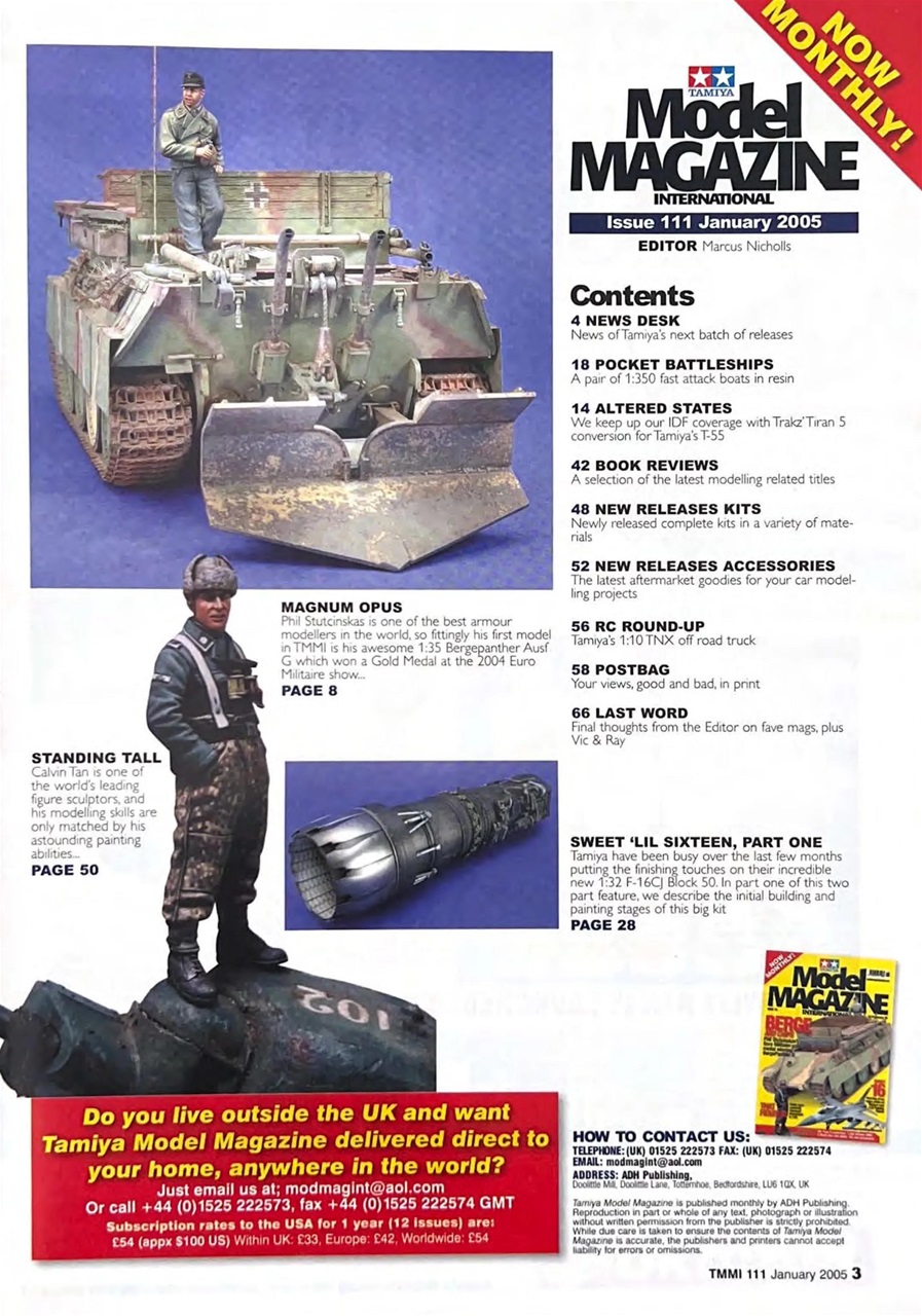 Tamiya Model Magazine - 111 Back Issue