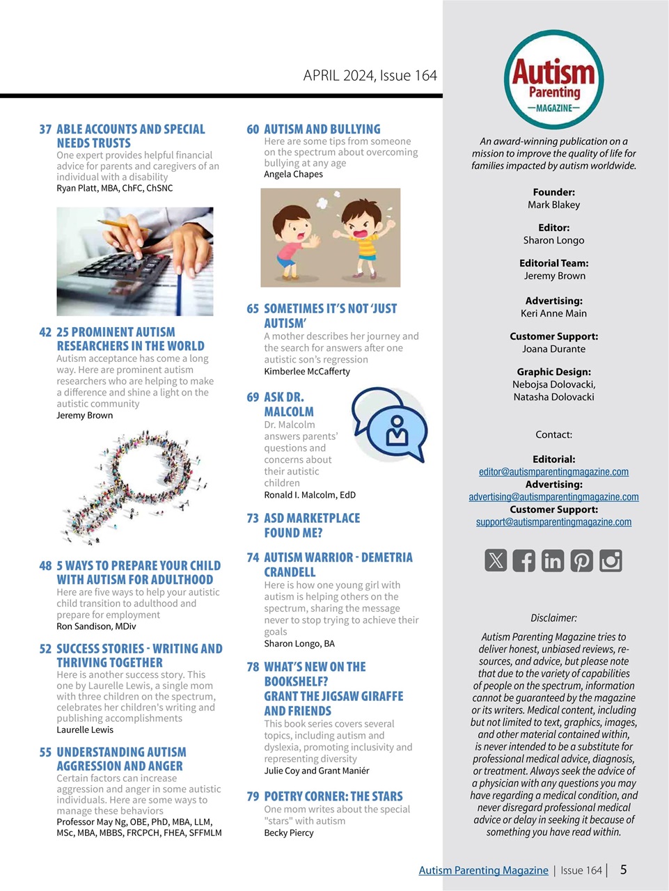 Autism Parenting Magazine Subscriptions and Issue 164 Issue | Pocketmags