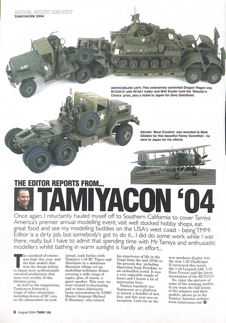 Tamiya Model Magazine - 106 Back Issue