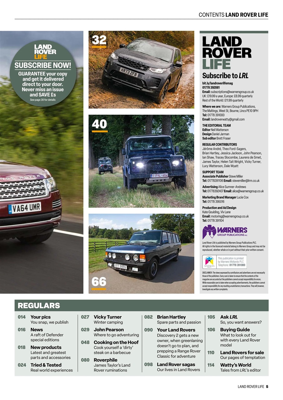 Land Rover Life Magazine Subscriptions and Issue 4 Issue | Pocketmags